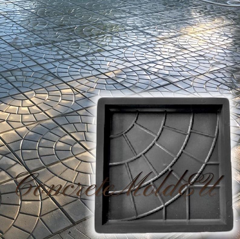 Cloud Paving Slabs Mold, Plastic Mold for Concrete Paving Slabs, Stone ...