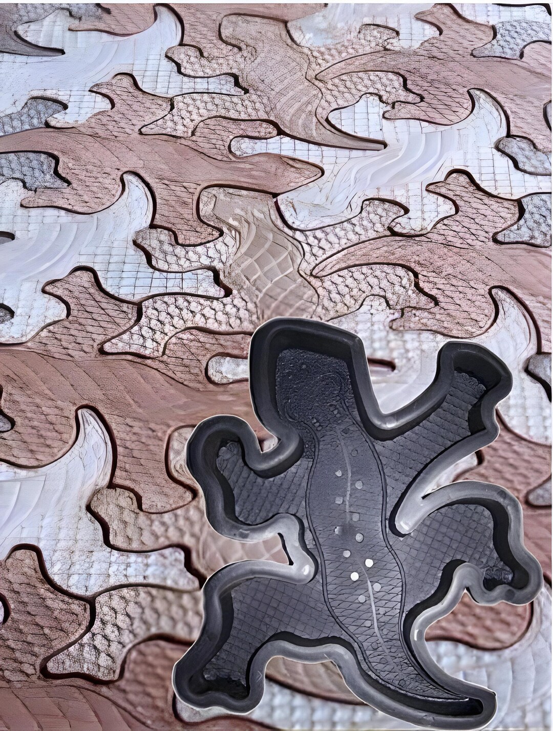 Lizard - Plastic Mold for Concrete Paving Slabs and Garden Walkway or ...