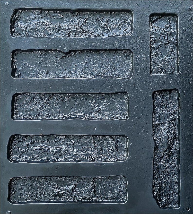 Molds for Wall Decor, Artificial Stones and Tiles for Plaster, Concrete ...