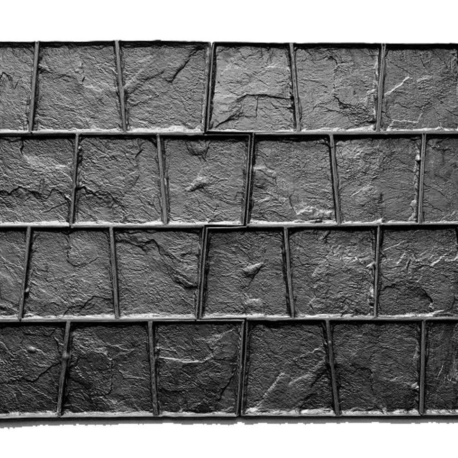 Rubber Stamp Paving Stones – DIY Concrete or Plaster Imprint Mat for ...