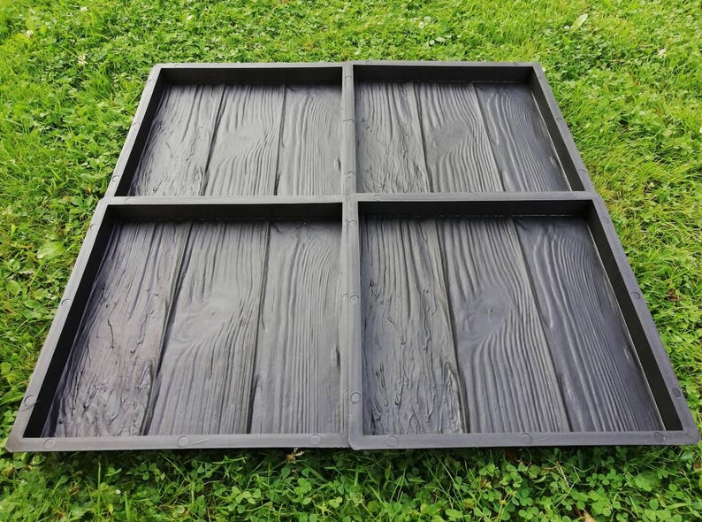 Paving Slabs Mold - SET 2, 4, 6, 8, 10 Plastic Molds for Concrete ...