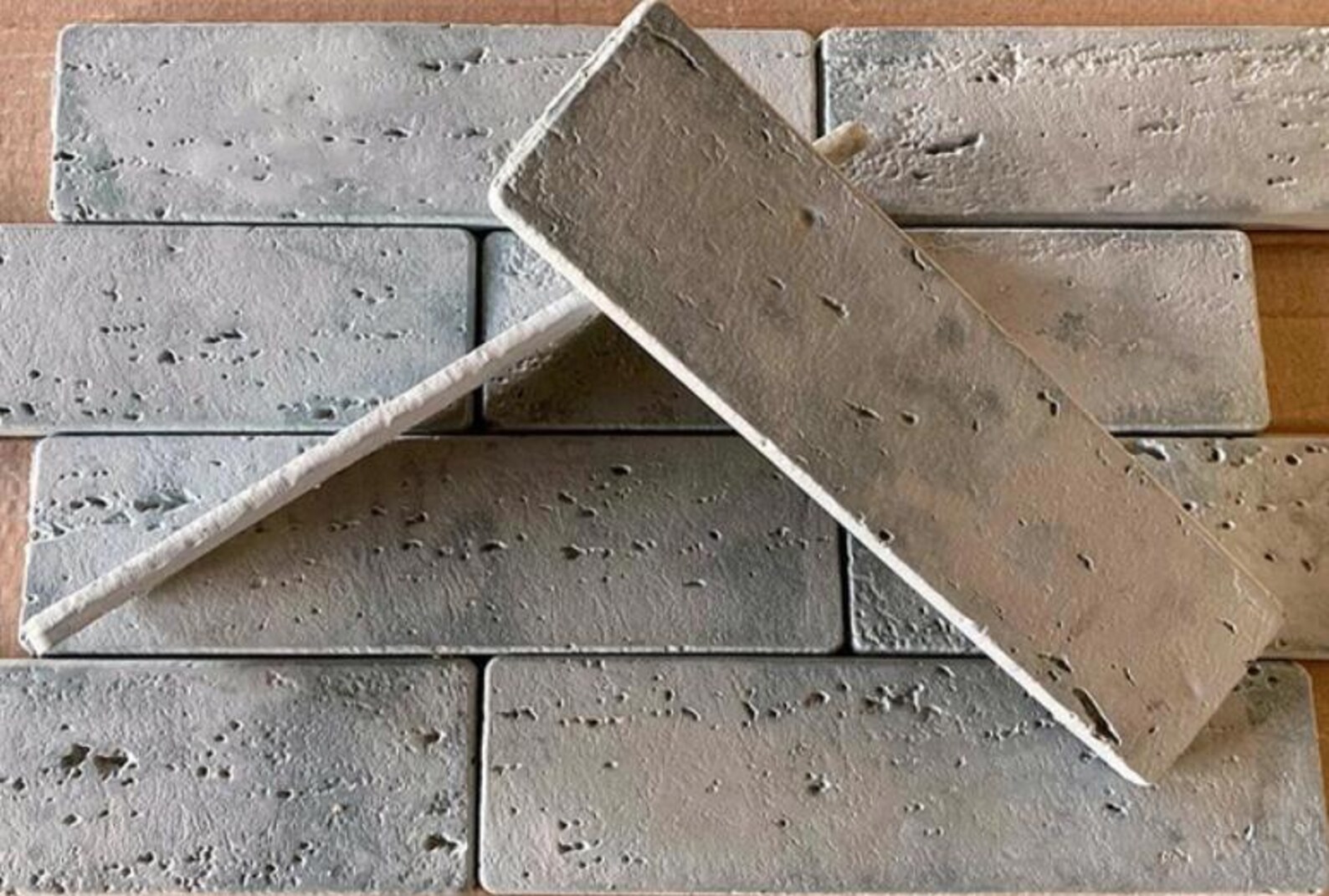 Travertine - SET 2 Rubber Molds – DIY Decorative Stone Tile Mold for ...