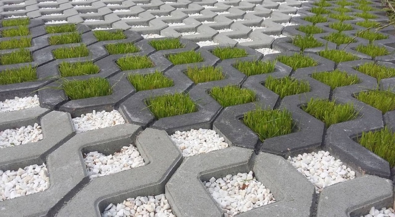 Eco Parking - Concrete Mold for Paving Slabs and Grass Pavers for ...