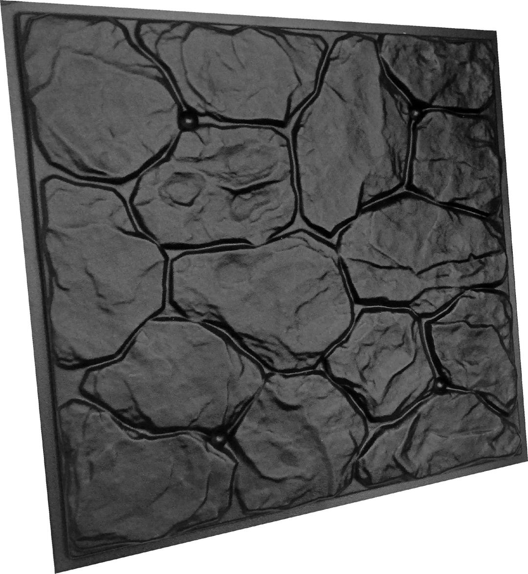 Big Stone - Plastic Mold for Making 3D Plaster Wall Panels and ...