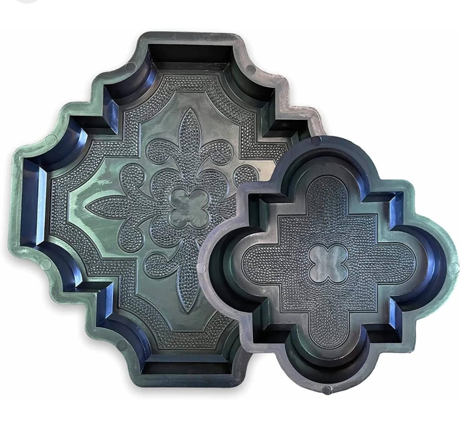 Clover - Plastic Mold for Concrete Paving Slabs and Garden Walkway or ...