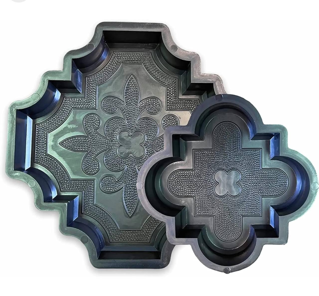 Clover - Plastic Mold for Concrete Paving Slabs and Garden Walkway or ...
