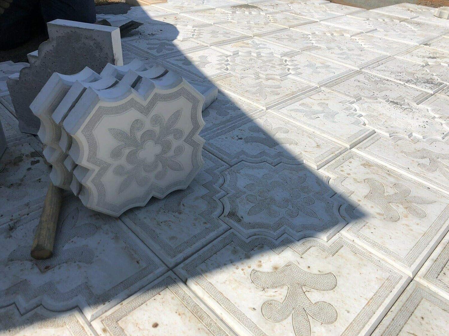 Clover - Plastic Mold for Concrete Paving Slabs and Garden Walkway or ...