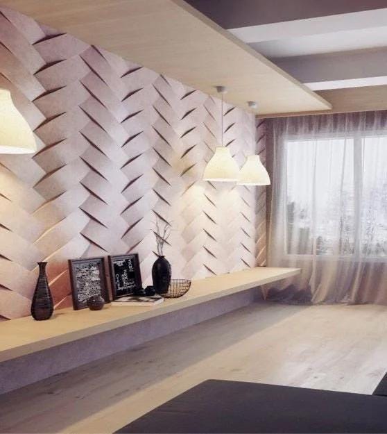 Interlacement - 3D Panel Mold for Gypsum Plaster or Concrete, Tile for ...