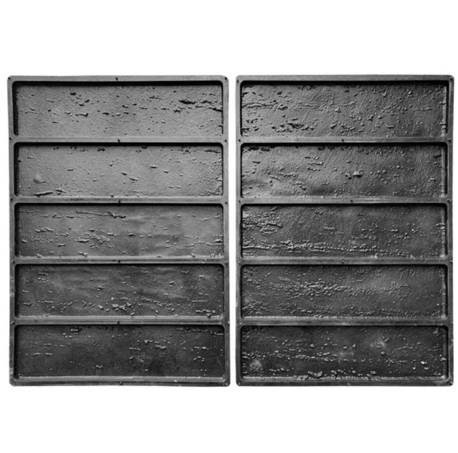 Travertine - SET 2 Rubber Molds – DIY Decorative Stone Tile Mold for ...