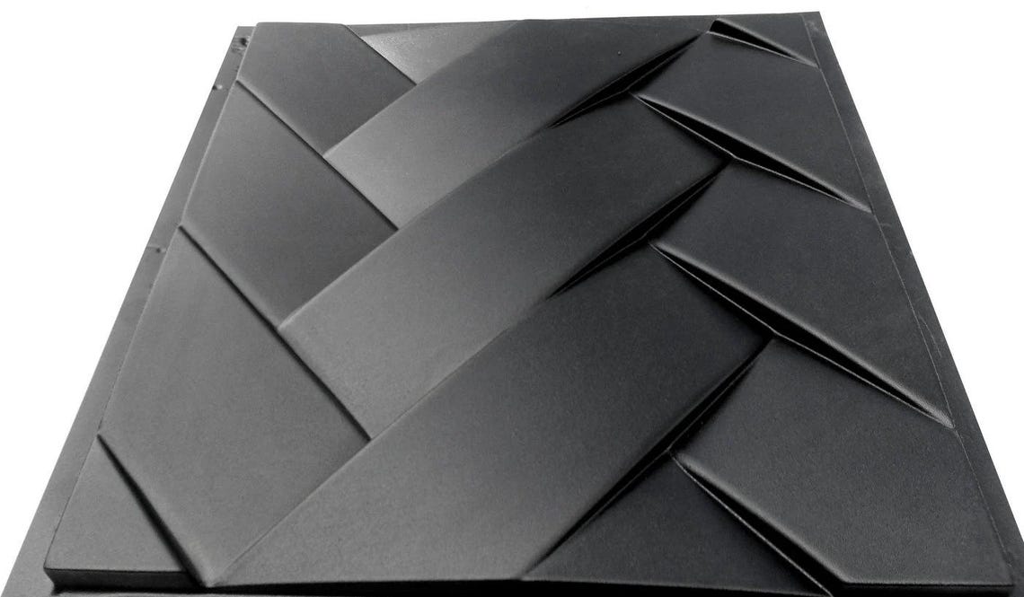 Interlacement - 3D Panel Mold for Gypsum Plaster or Concrete, Tile for ...