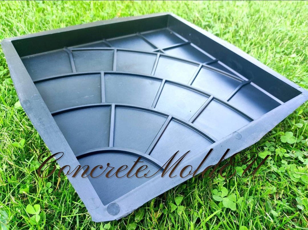 Plastic Mold for Concrete Paving Slabs and Garden Walkway or Stepping ...