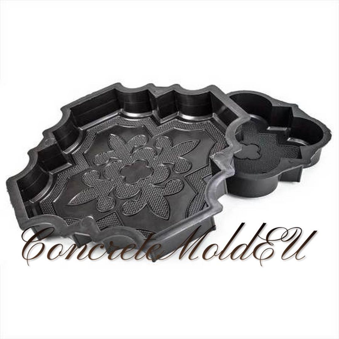 Clover - Plastic Mold for Concrete Paving Slabs and Garden Walkway or ...