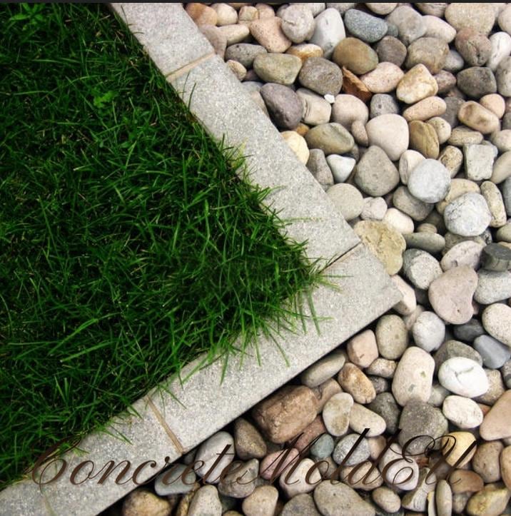 Concrete Curb Mold, Lawn Borders Landscape Concrete Edging Forms, Yard ...
