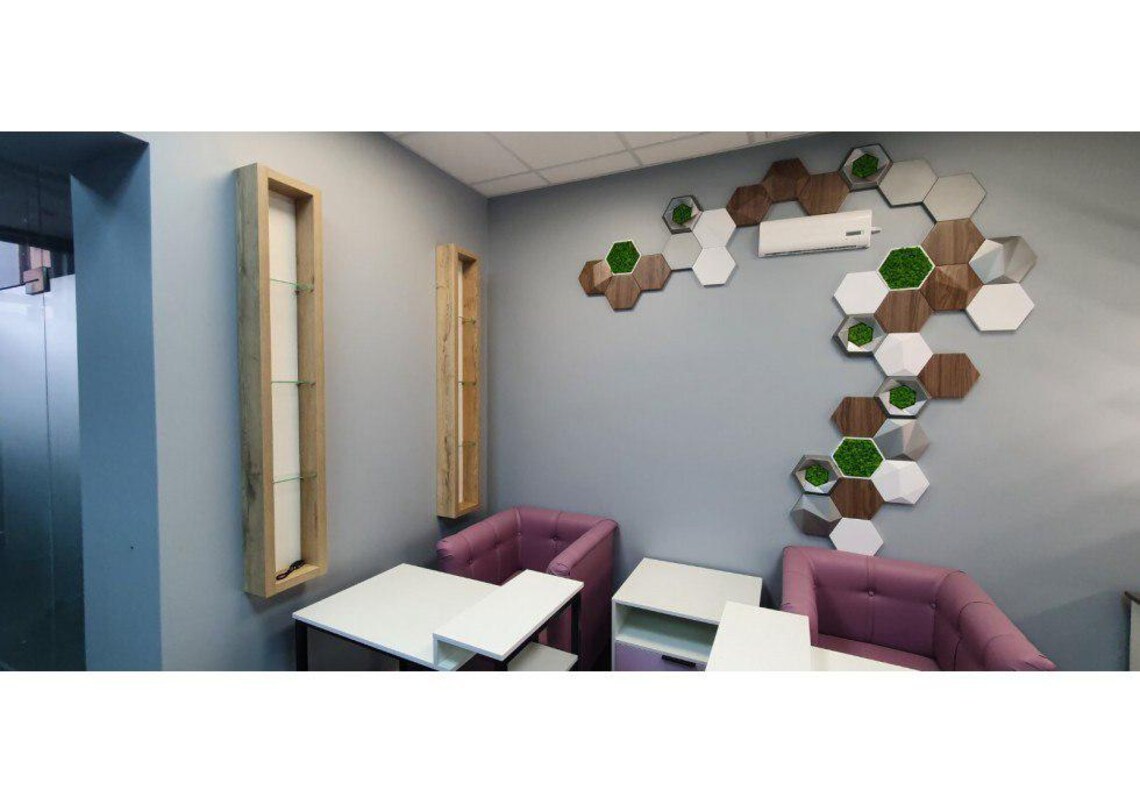 Honeycomb Moss-plastic Mold for Wall 3d Panel Plaster (gypsum) or ...