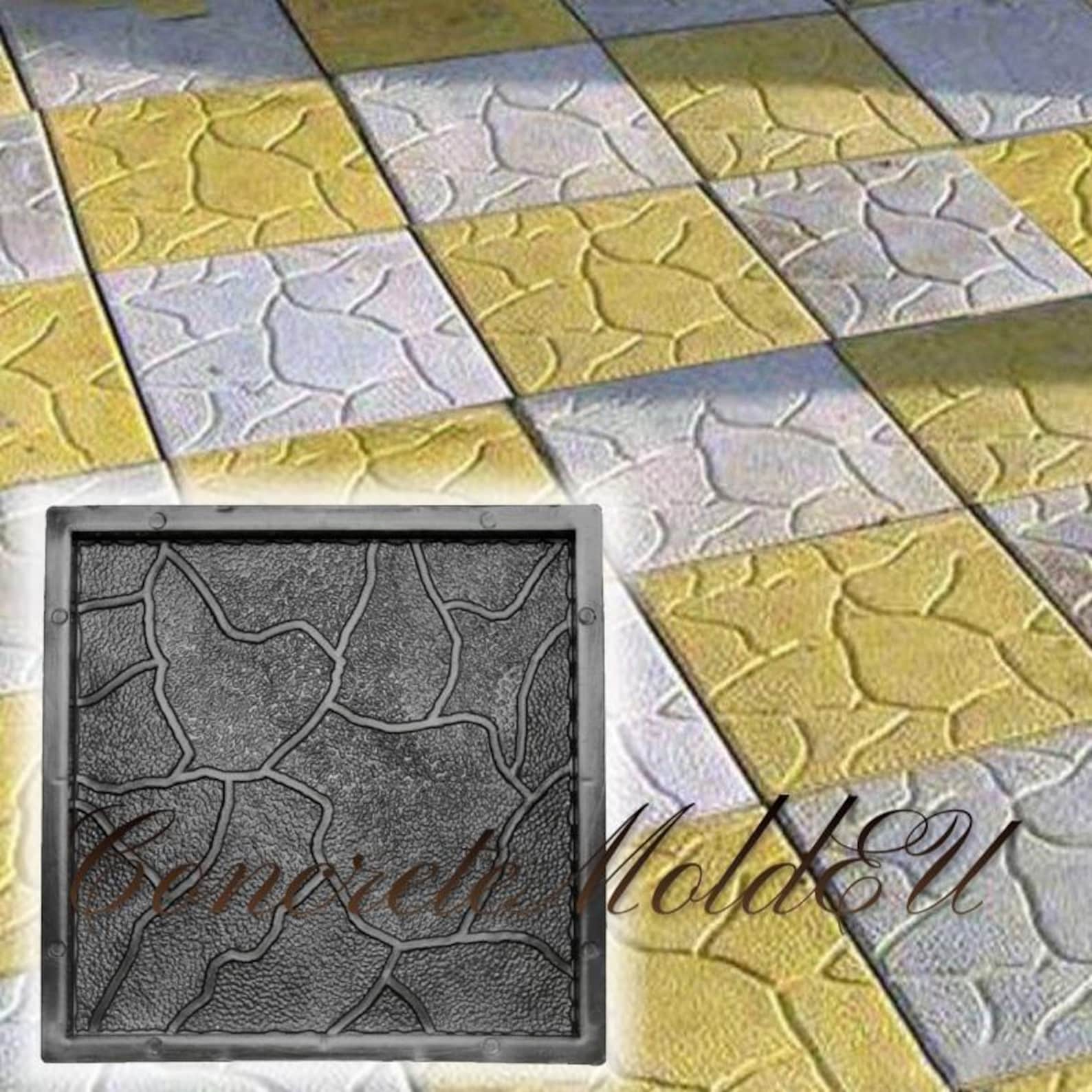 Cloud Paving Slabs Mold, Plastic Mold for Concrete Paving Slabs, Stone ...