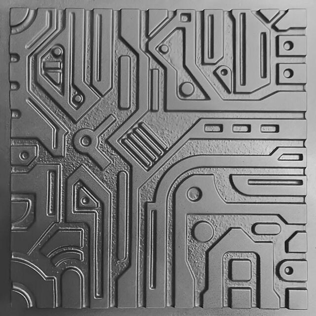 3D Wall Panel Mold - Plastic ABS Mold for Plaster & Concrete Scheme - Etsy