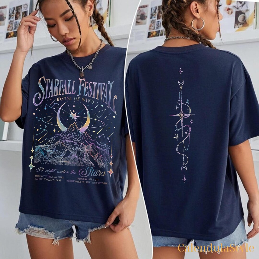 Velaris Starfall Festival, Starfall ACOTAR Shirt House of Wind Tee, the ...