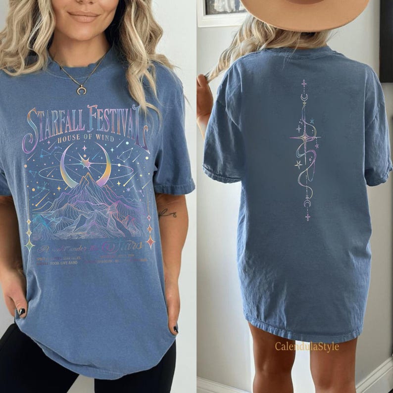 Velaris Starfall Festival, Starfall ACOTAR Shirt House of Wind Tee, the ...