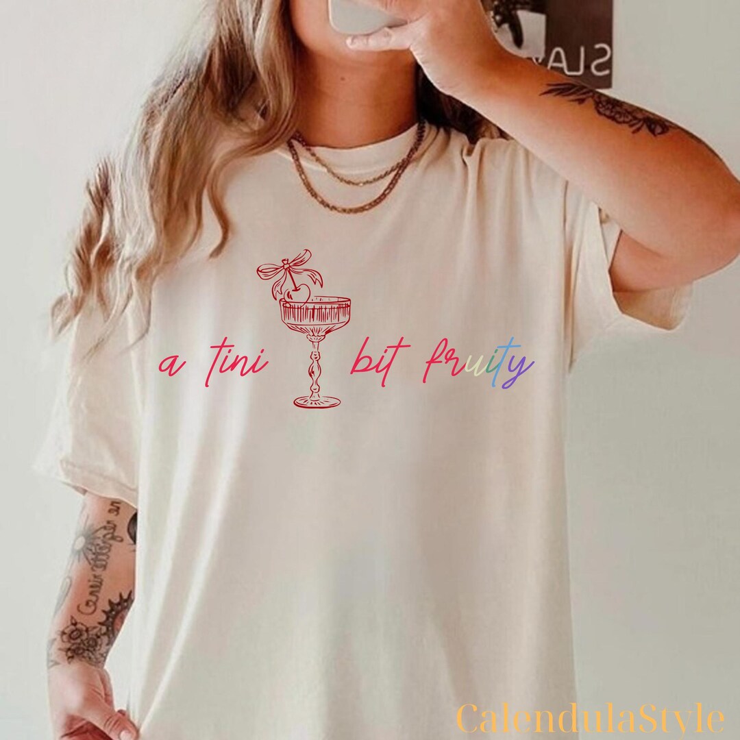 Tini Bit Fruity Shirt, LGBTQIA Pride Top, Gay Rights, LGBT Pride Fruit ...