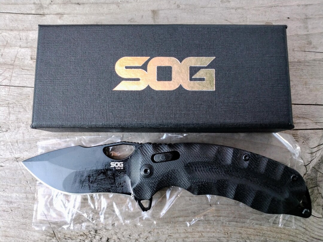 Original New SOG Kirku XR Cryo Folding Knife - Etsy