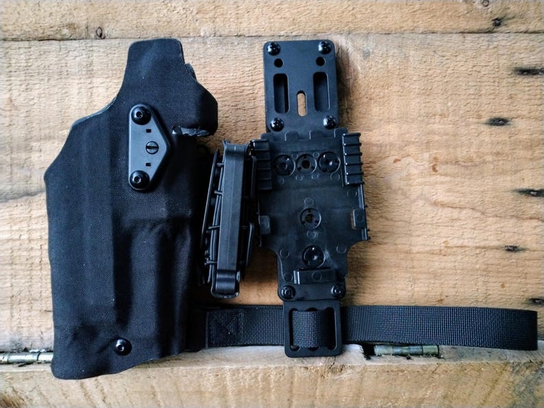 Black Safariland Style 6054 QLS Holster W X300 & Optic for G19 G17 G19X ...