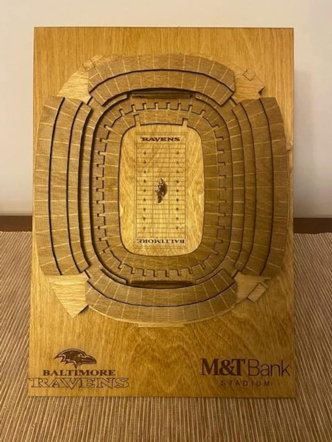 Wooden 3D M&T Stadium, Baltimore Ravens, Baltimore Ravens Stadium - Etsy