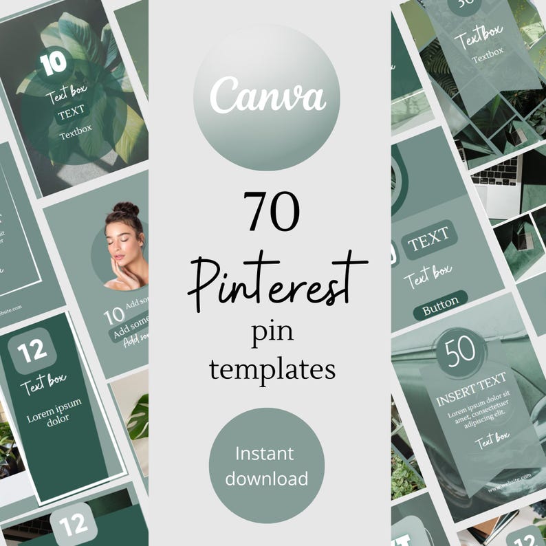 Canva Pin Templates Pinterest Aesthetics Template Canva Pinterest Pins ...