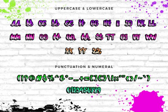Urban Graffiti Font: Street Art Style, Bold Alphabet - Etsy