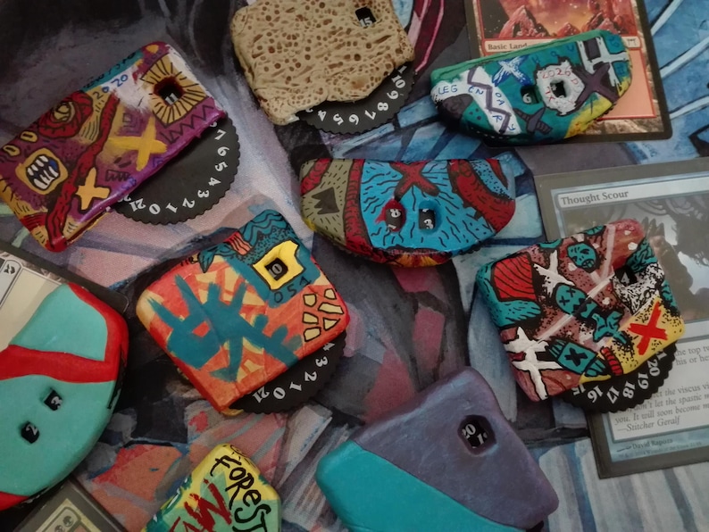 Handmade MTG Life Counter | Custom Epoxy Putty Dial Tracker | MTG ...