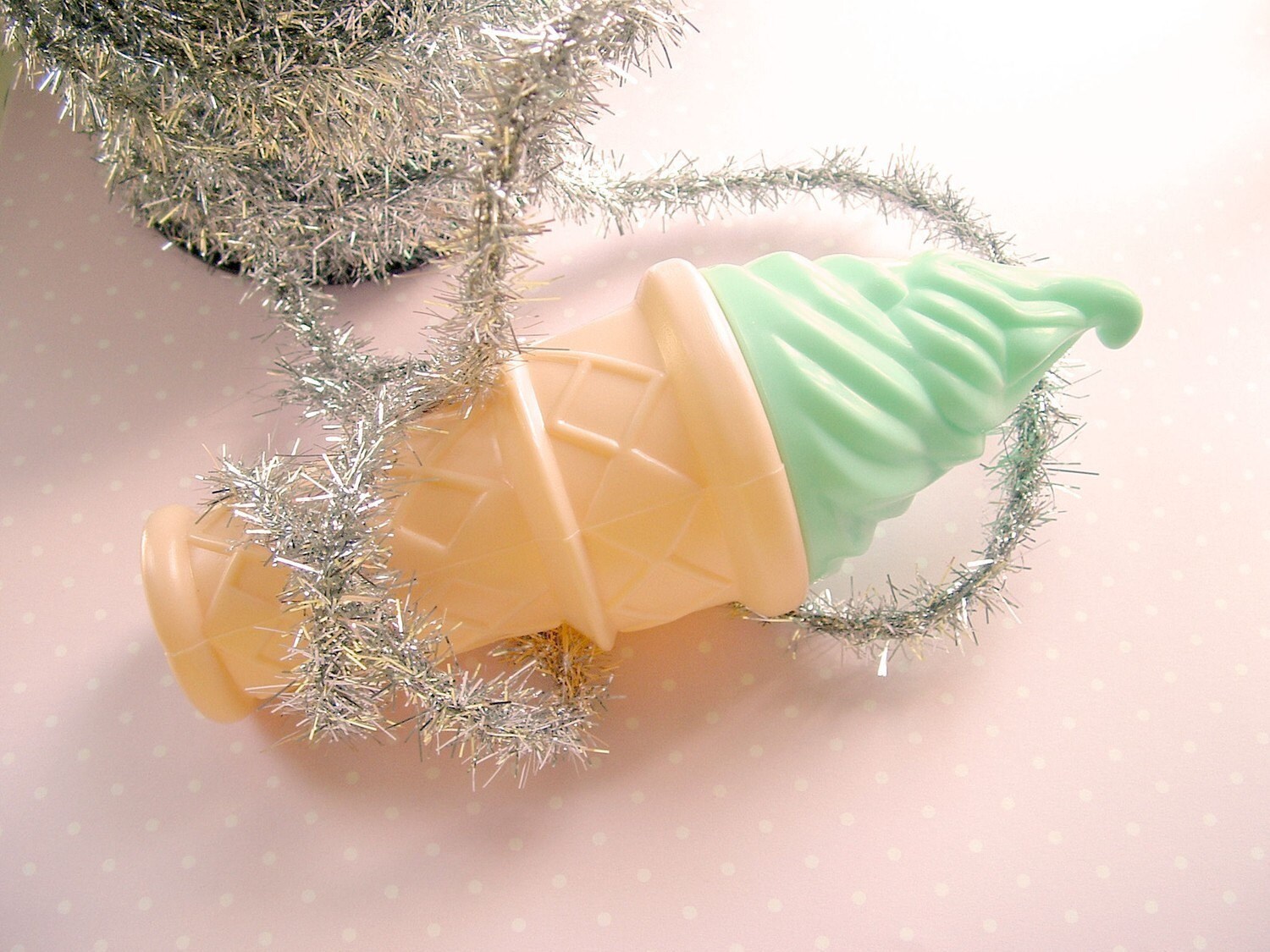 5 Yards Glittery Vintage Style 1/2" SILVER Tinsel Garland Trim Ribbon ...