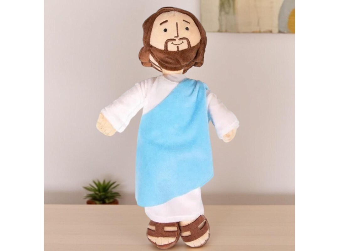 Jesus Plush Doll, Religious Christening Figure, Soft Christ Religious ...