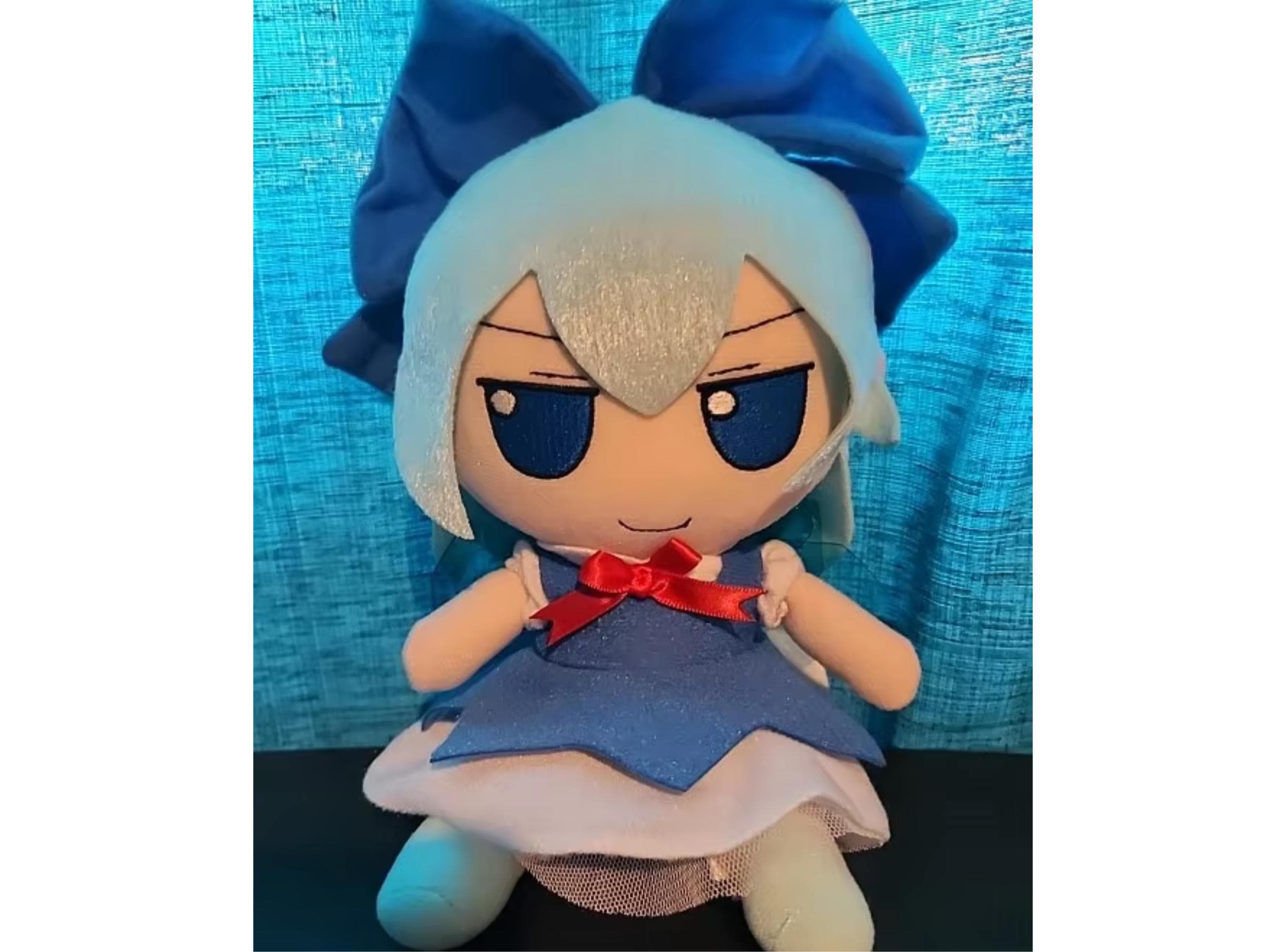 Touhou Project Cirno Plush Doll, Kawaii Fumo Collectible Toy, Gift for ...