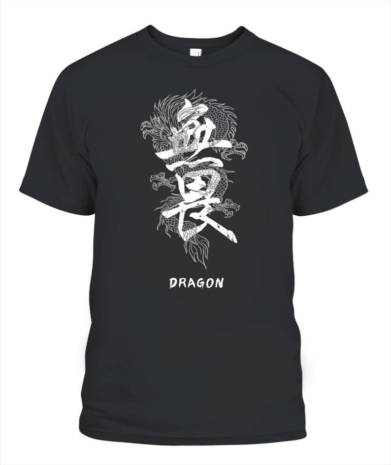 Dragon Design Graphic T-shirt – Streetwear Urban Wear | Unique Short ...