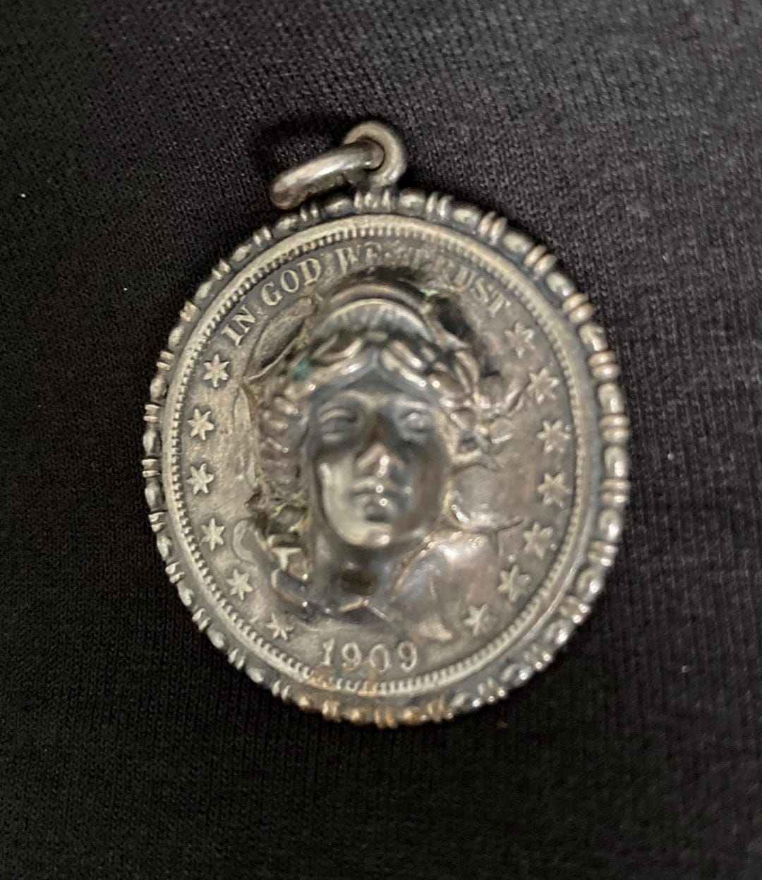 WWII TRENCH ART Repousse Coin - Etsy