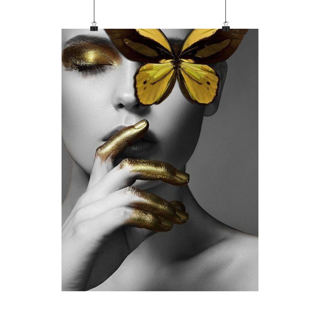 Woman Face Poster - Etsy