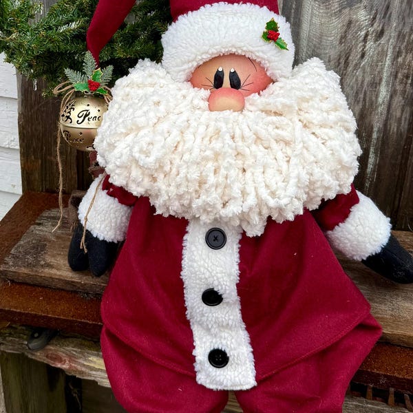 Large Santa Dolls - Etsy