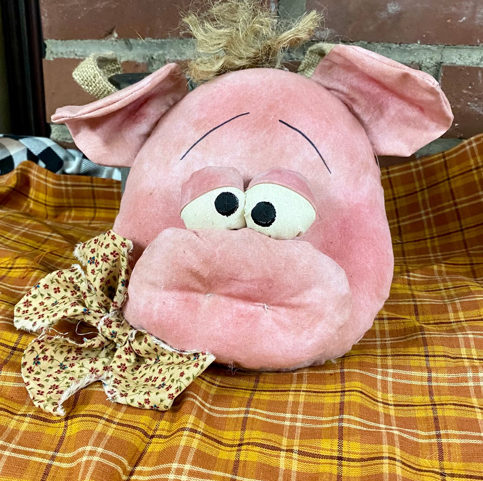 Peggy the Headliner Pig - Etsy