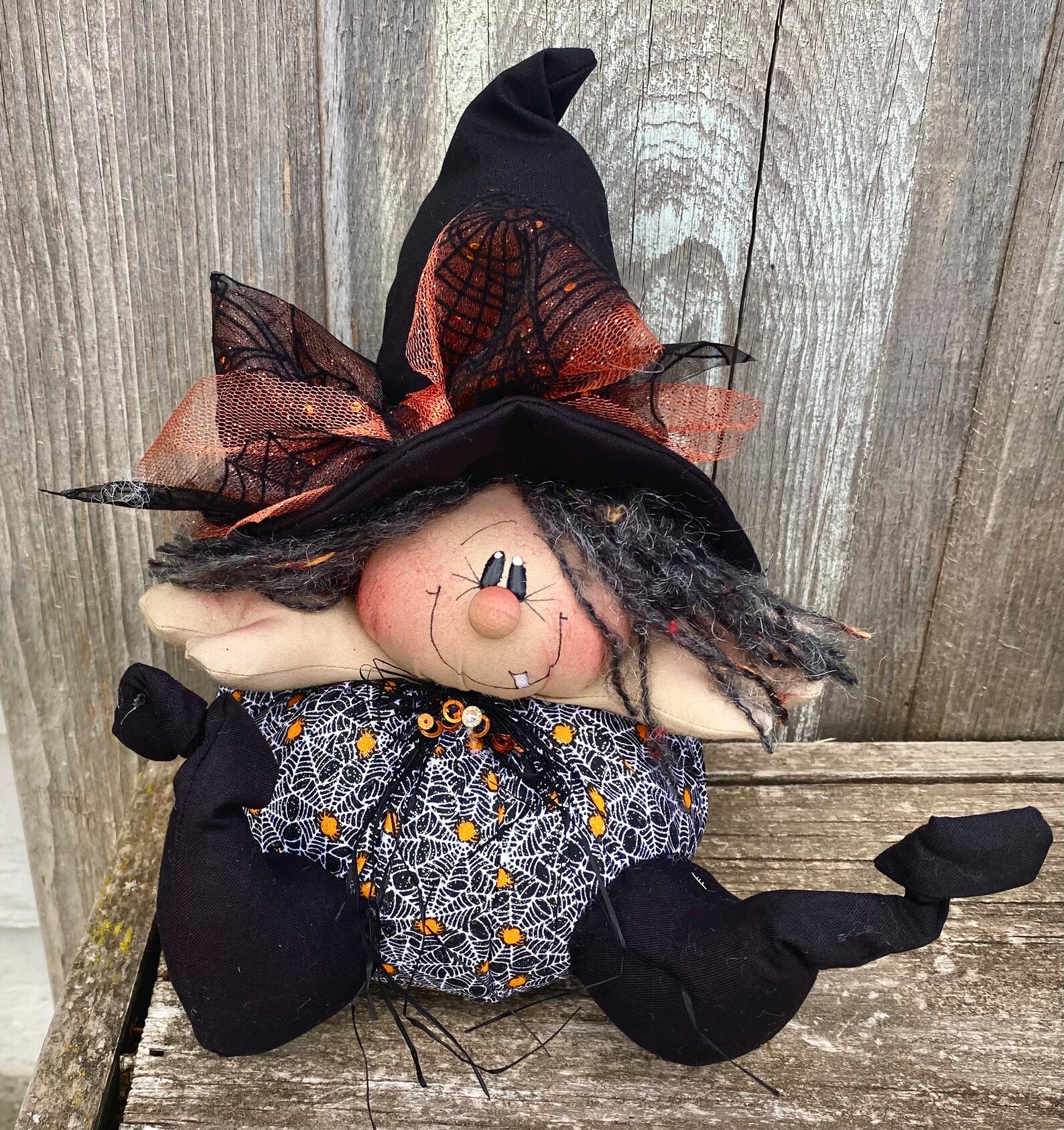 Puffy Pal Witch Orange - Etsy