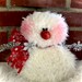 Fuzzy Wuzzy Snowman Red - Etsy