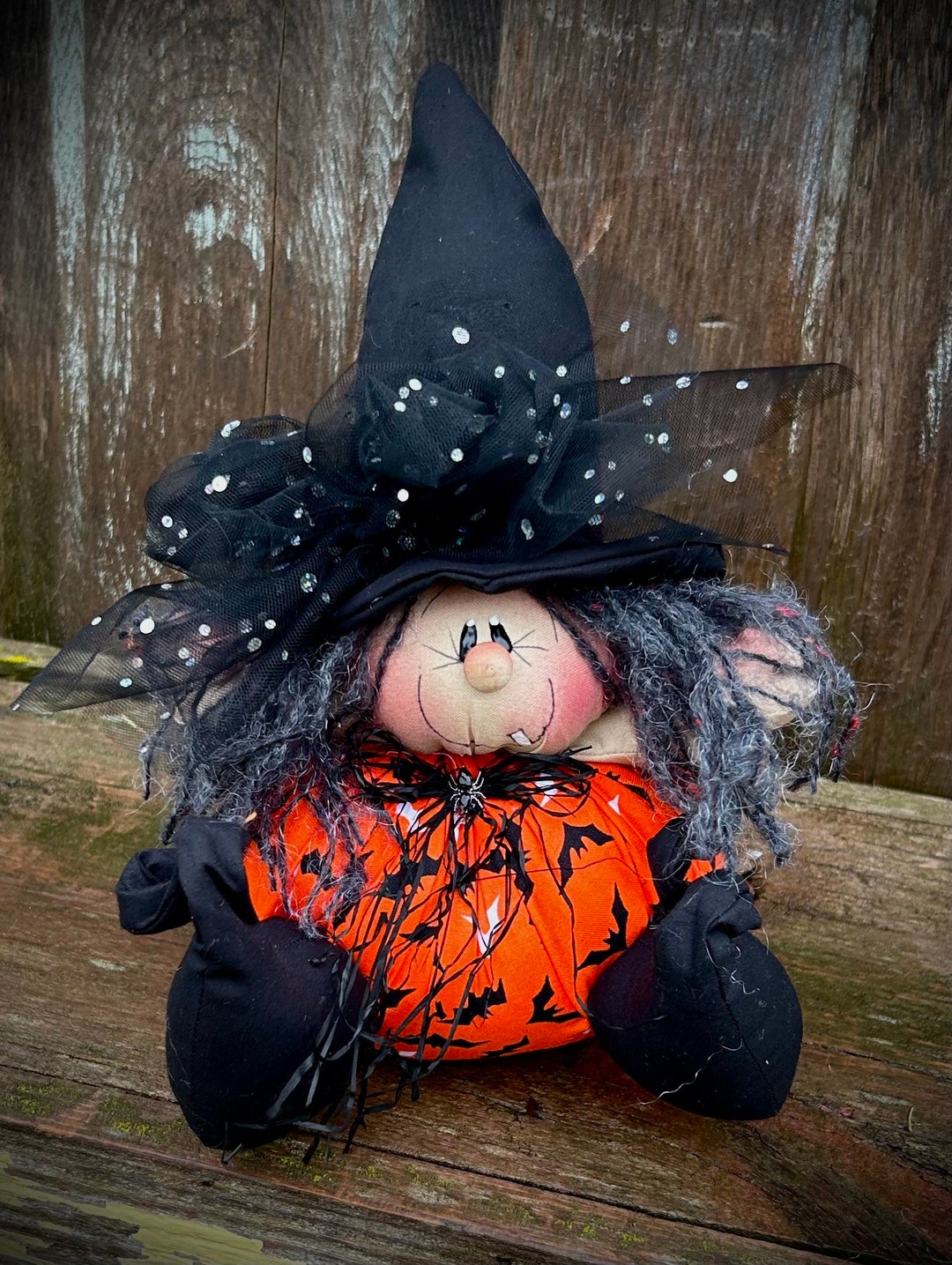 Puffy Pal Witch Orange - Etsy