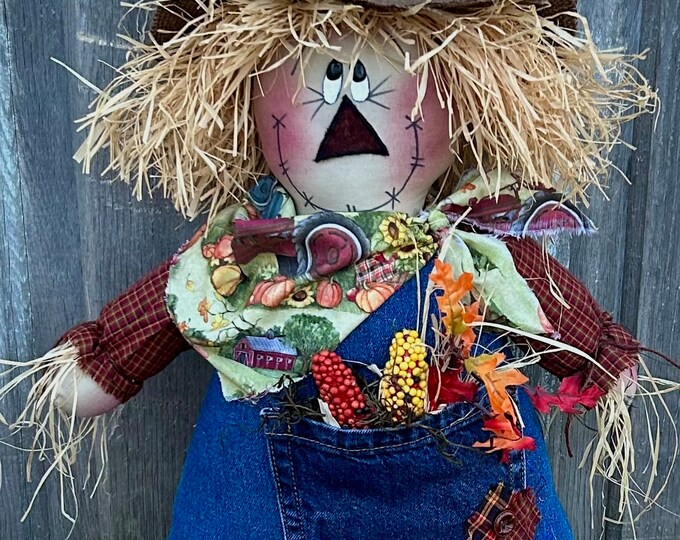 Harvester Hank the Scarecrow - Etsy
