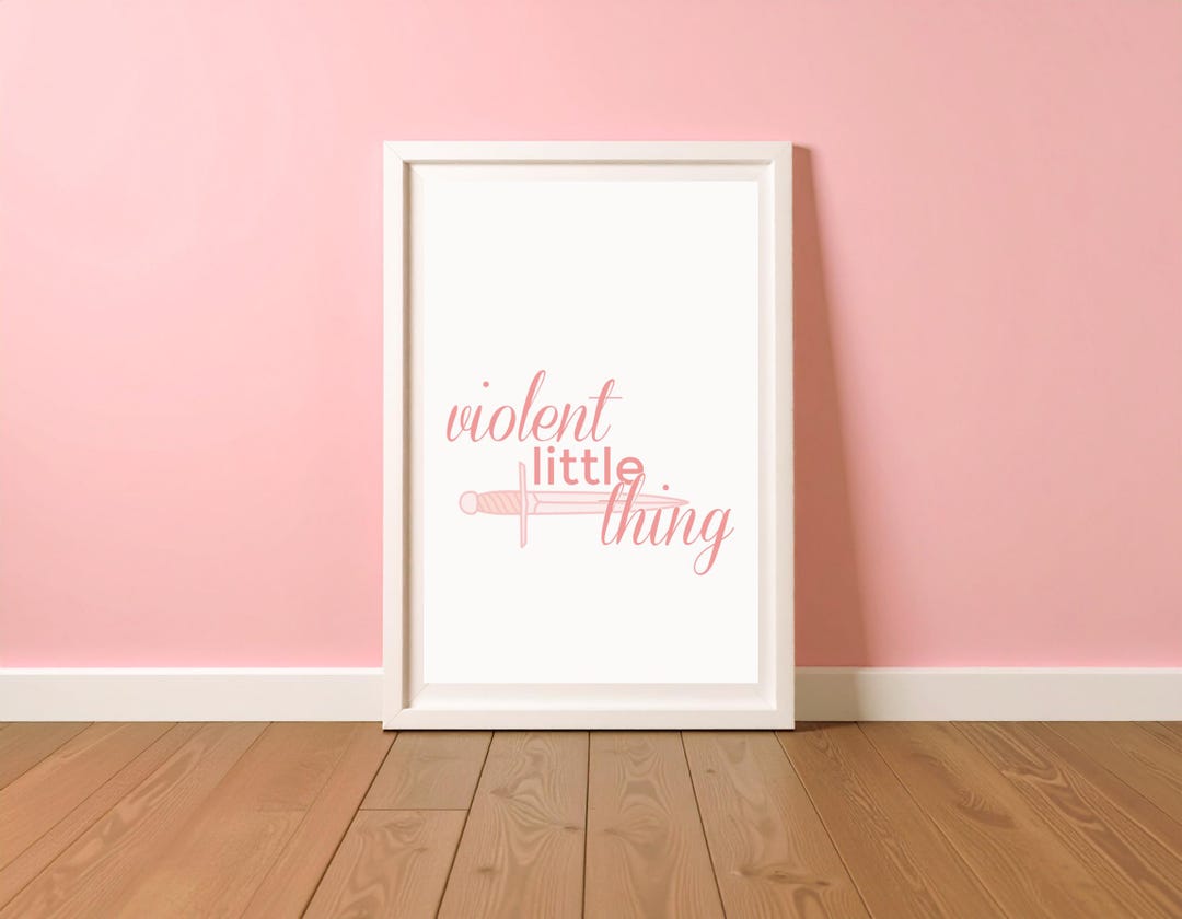Fourth Wing Wall Art, Violent Little Thing, Violet Sorrengail and Xaden ...