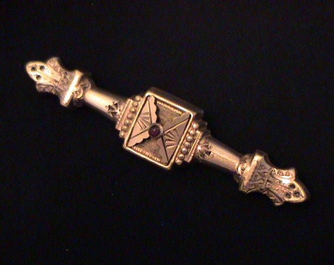 Antique VICTORIAN Bar Brooch - Etsy