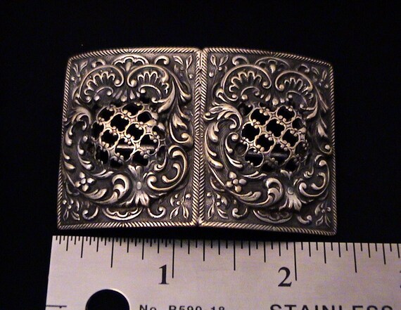 Antique Victorian Fishel Nessler & Co Sash Brooch C-C… - Gem