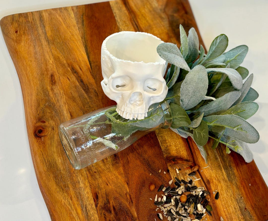 Small Skull Bird Feeder - Etsy