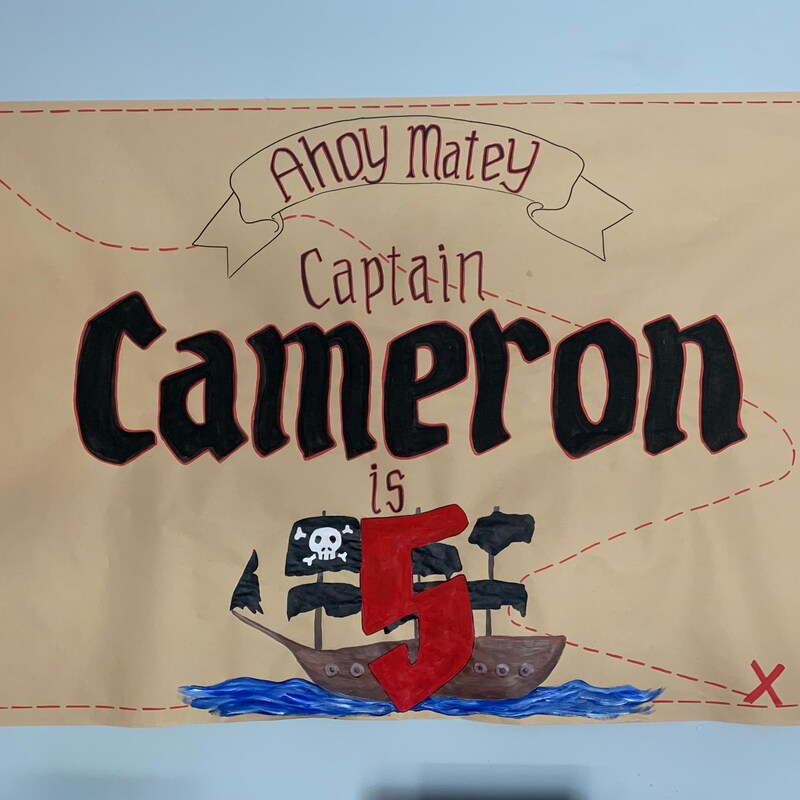 Pirate Banner - Etsy