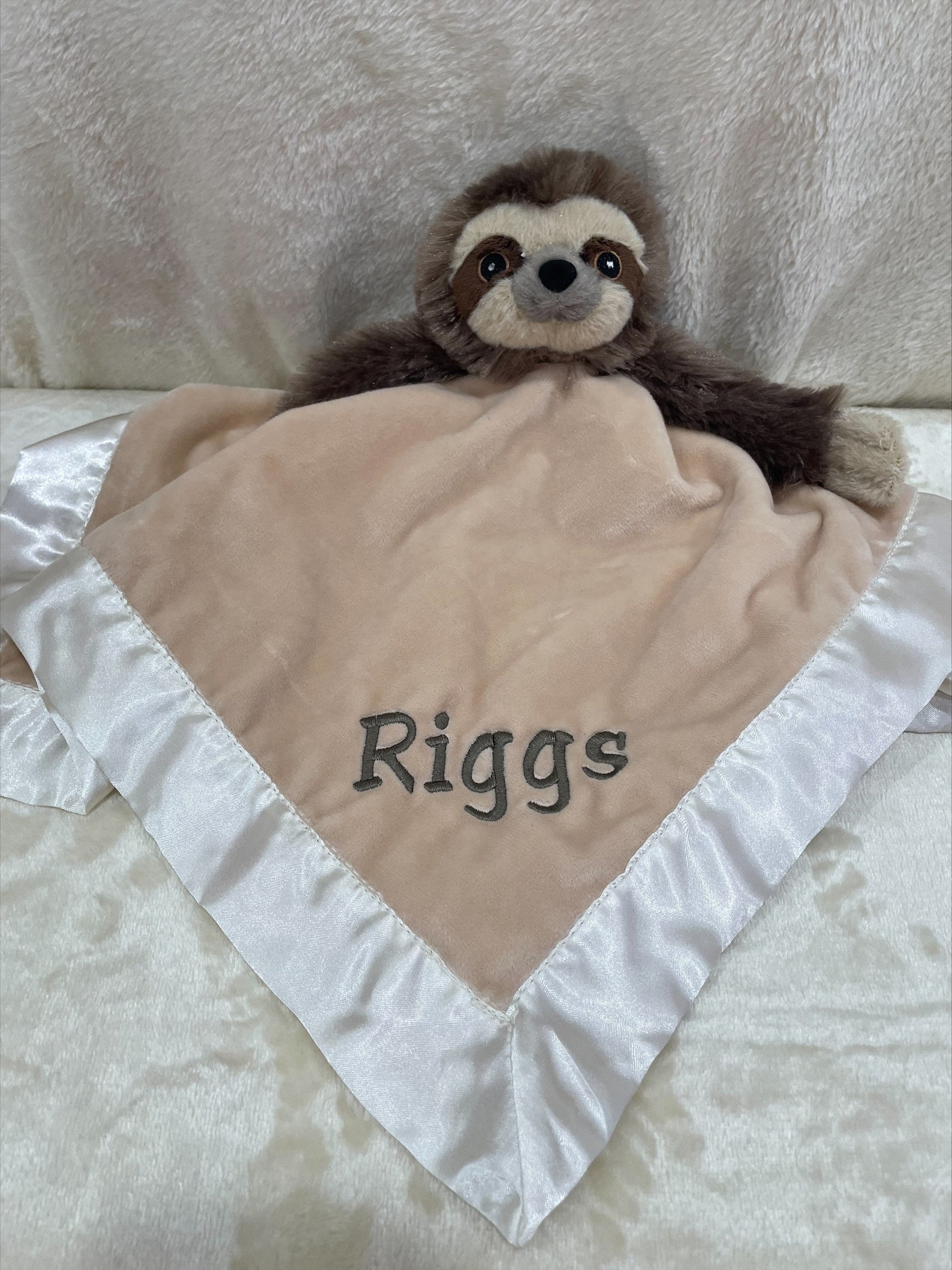 Sloth Snuggle Buddy With Personalized Embroidery - Etsy