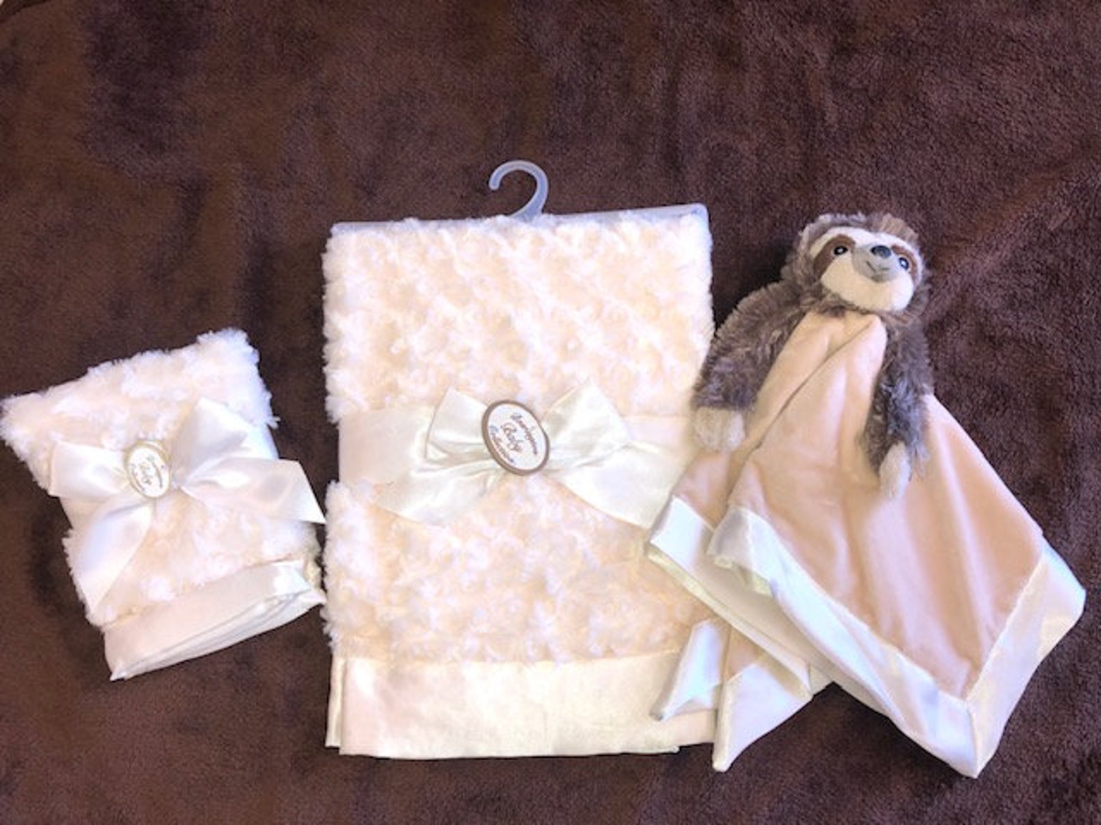 Personalized Snuggle Buddy Sloth Set - Etsy