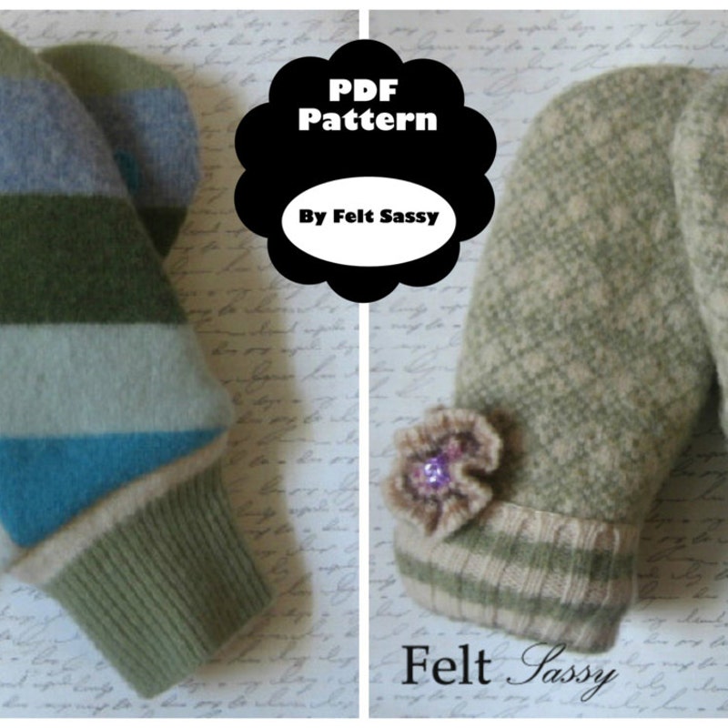Sweater Mittens - Etsy