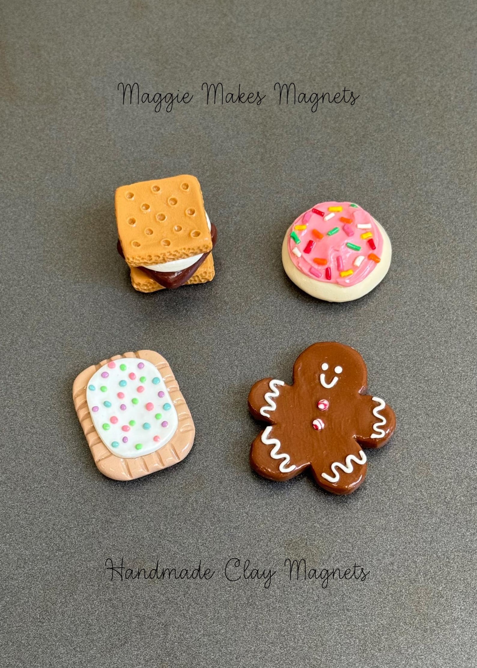 Handmade Clay Food Magnets – Drop 2 - Etsy